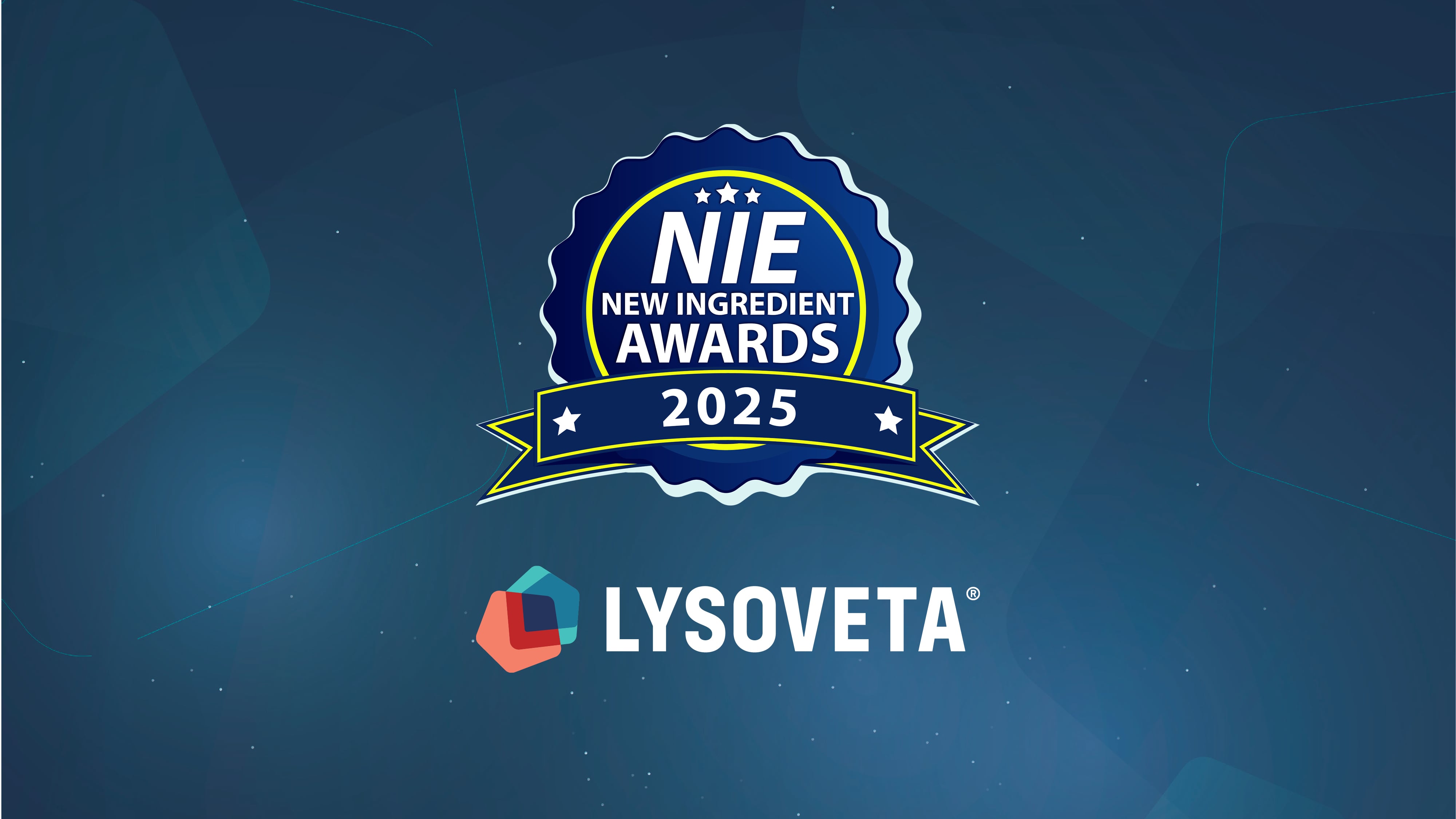 Lysoveta named a winner of the NIE New Ingredient Awards in Healthy Aging